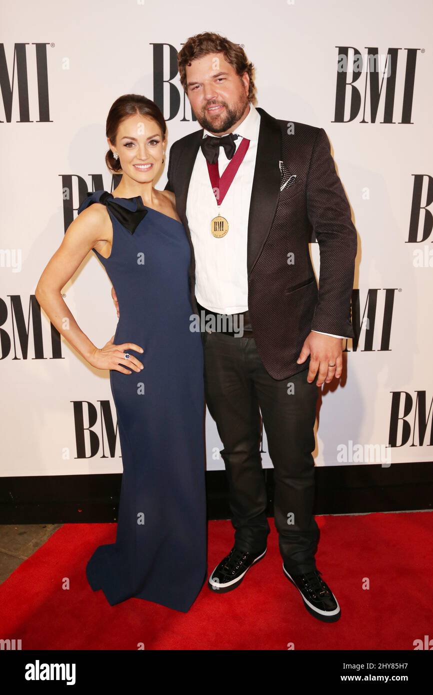 Dallas Davidson,Natalia Starzynski attending the 63rd Annual BMI ...