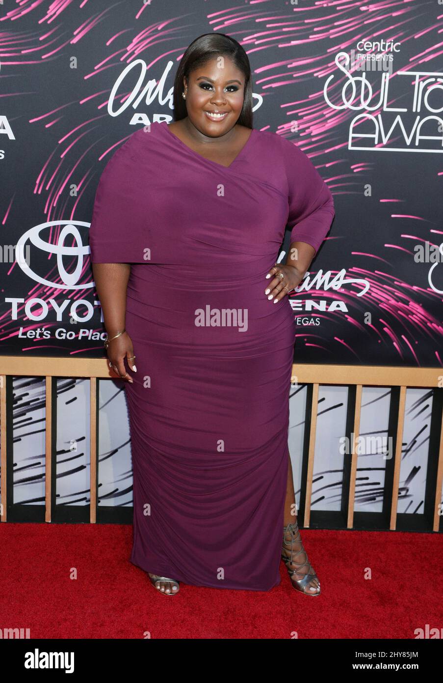 Raven Goodwin attending the 2015 Soul Train Music Awards at the Orleans ...