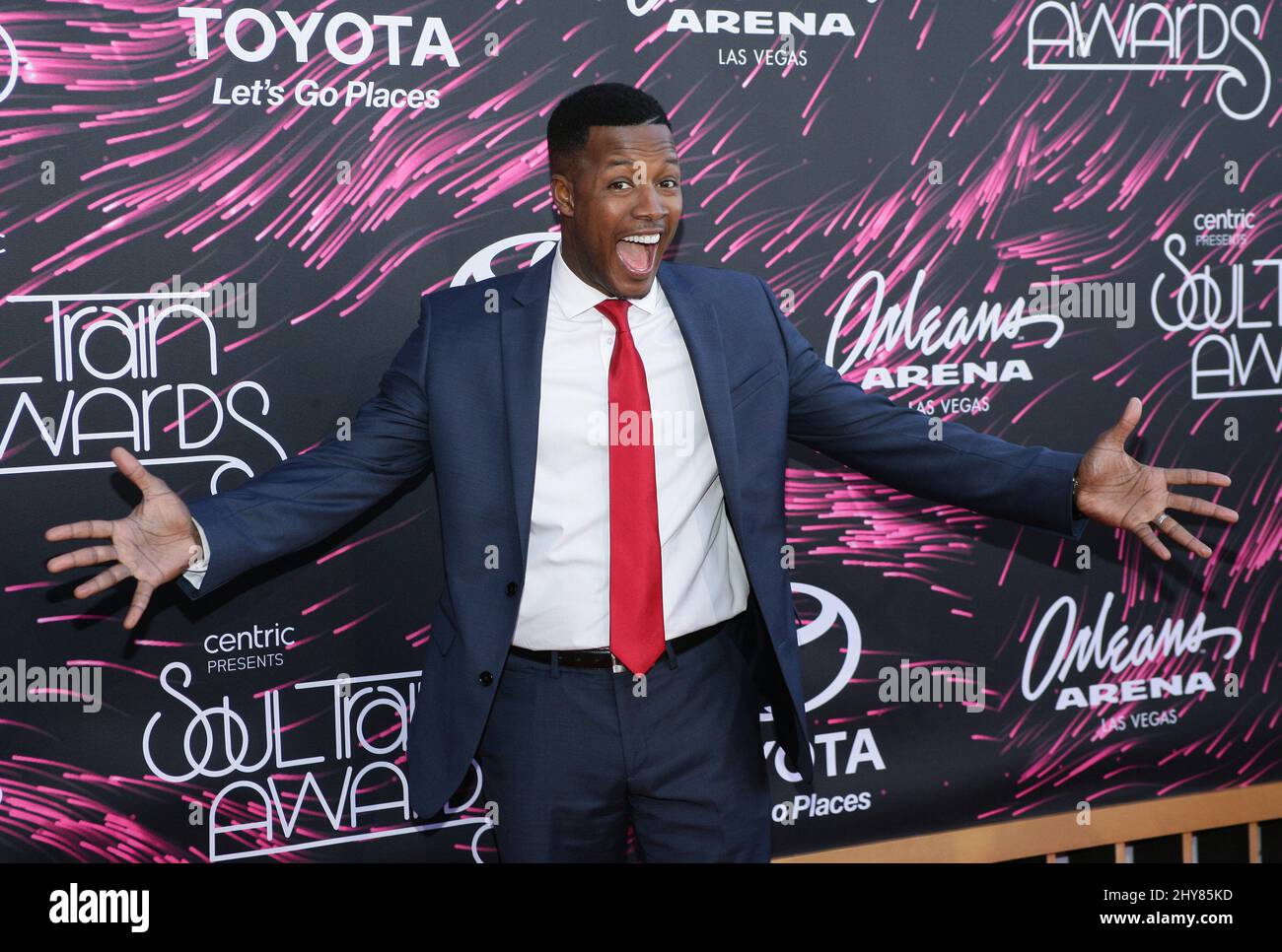 Flex Alexander attending the 2015 Soul Train Music Awards at the ...