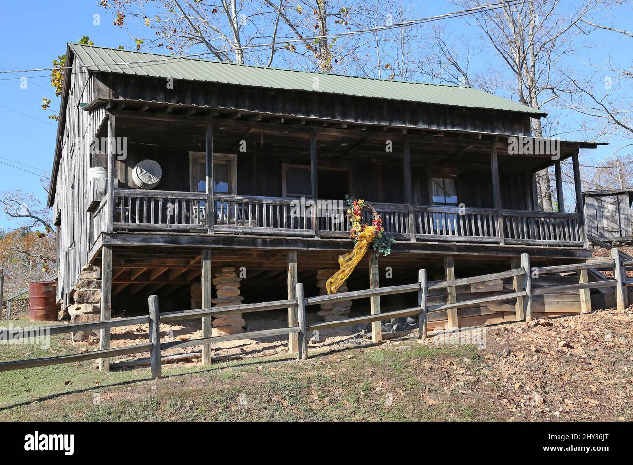 Replica of Childhood Kentucky Home Loretta Lynn Home and Museum Stock ...