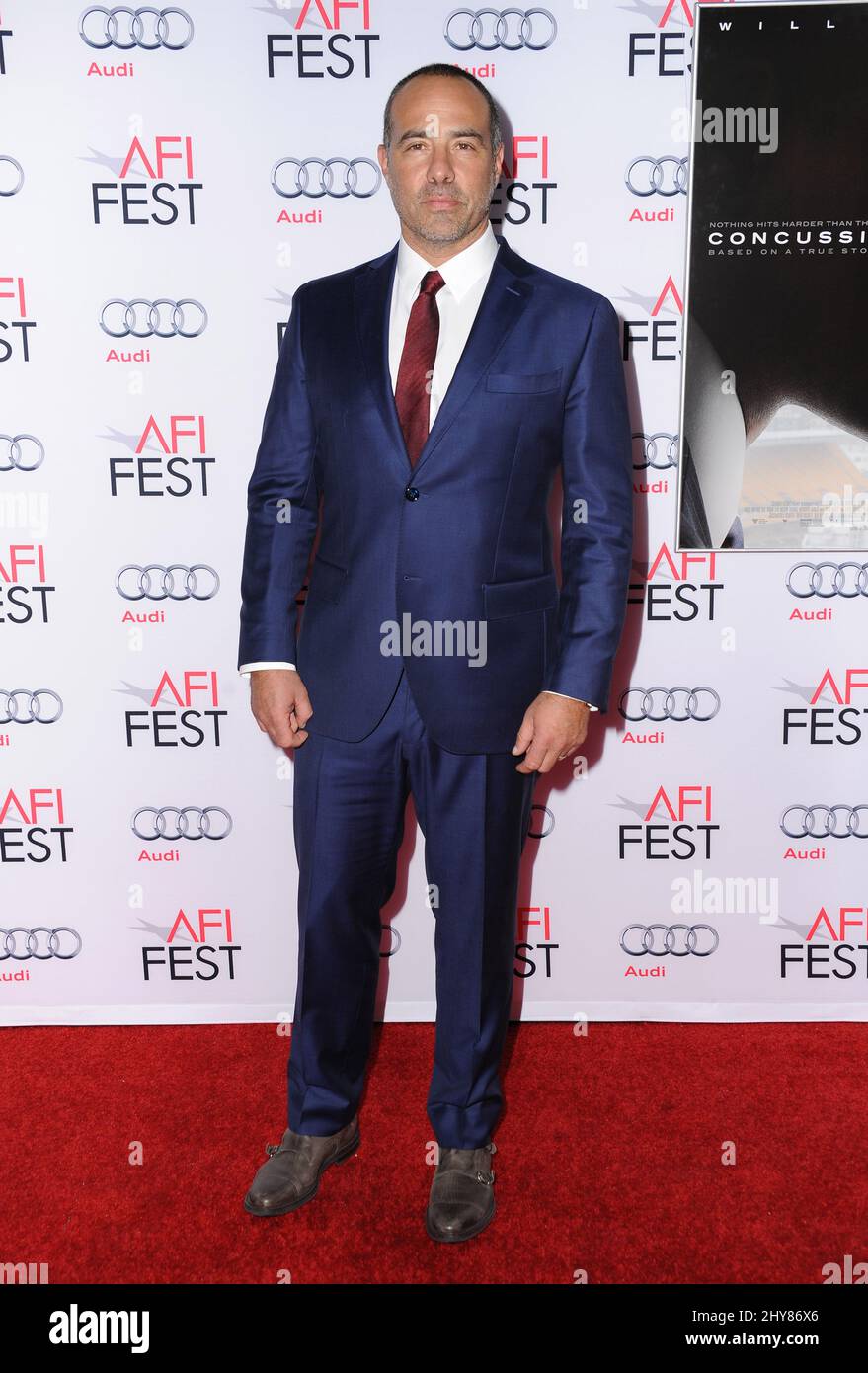 Peter Landesman attending the premiere of Concussion as part of the AFI ...