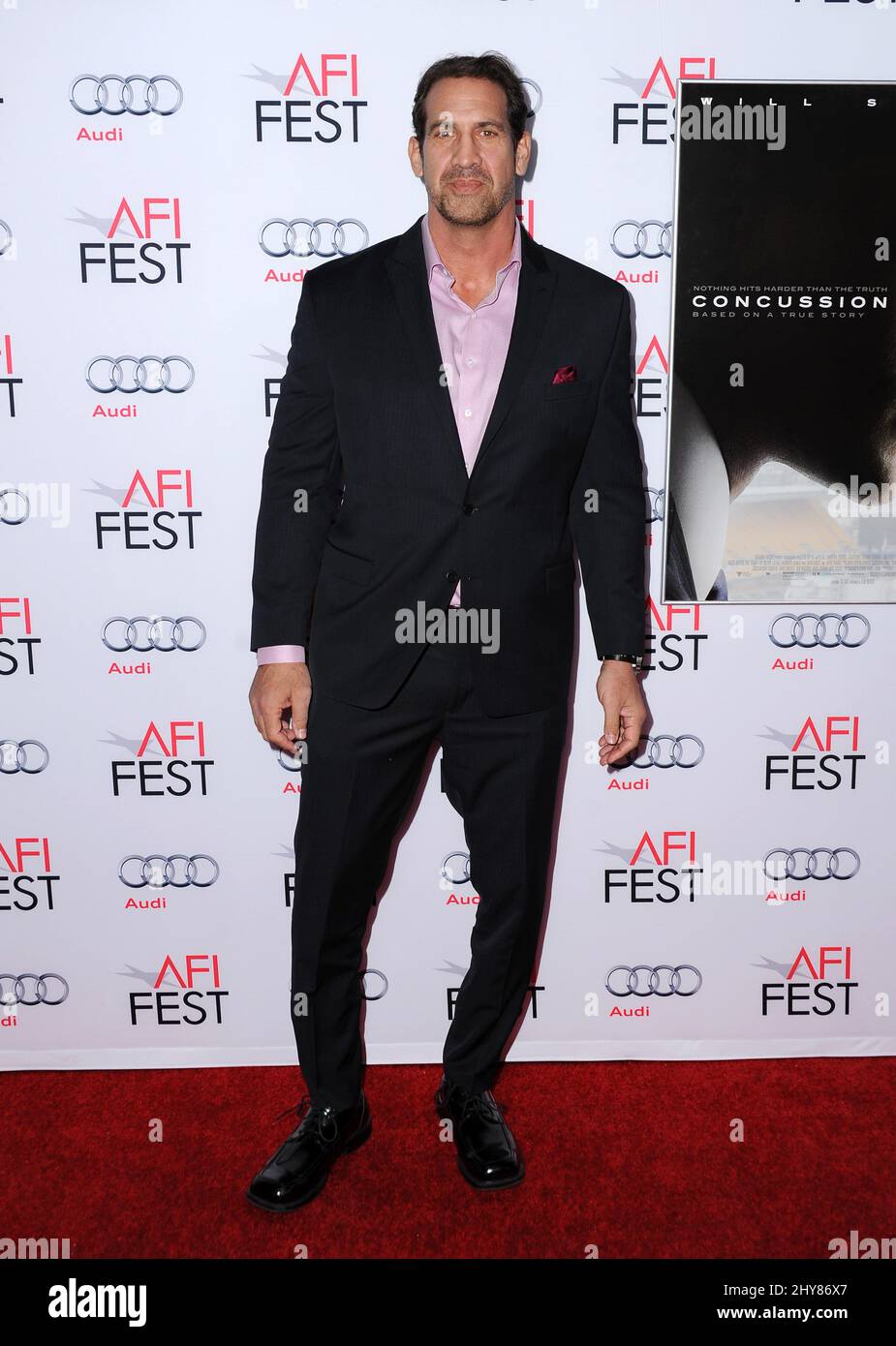 Matthew Willig attending the premiere of Concussion as part of the AFI ...