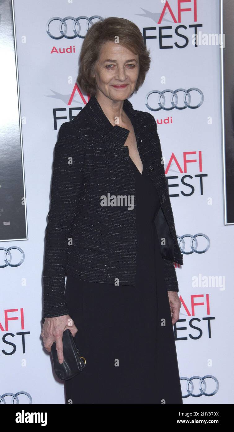 November 11, 2015 Hollywood, Ca. Charlotte Rampling 2015 AFI FEST ...