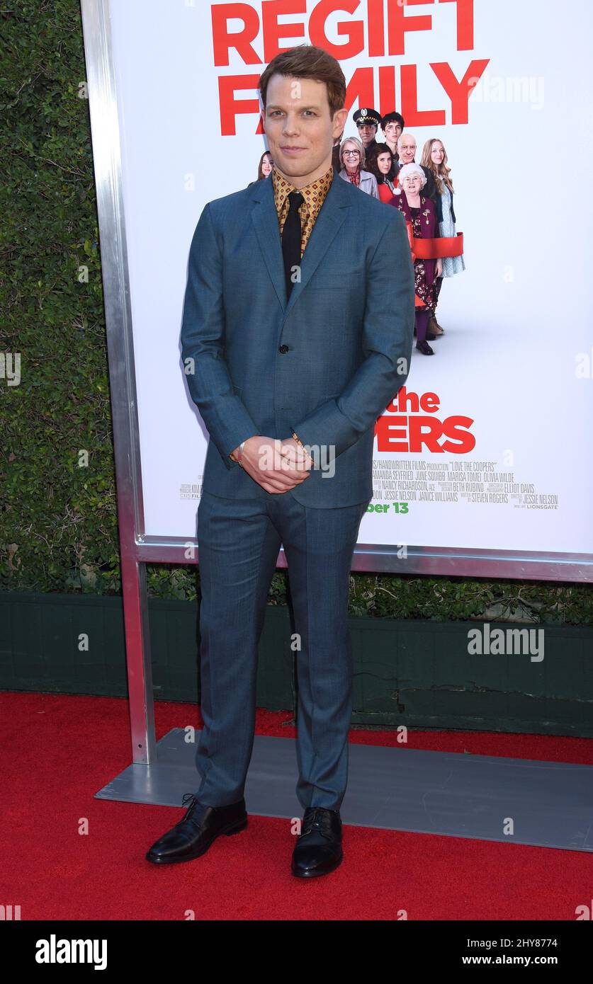 Jake Lacy attending CBS Films' "Love the Coopers" premiere held at Park ...