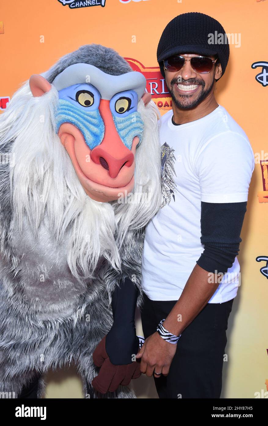 Khary Payton attending the premiere of Disney's "The Lion Guard: Return ...
