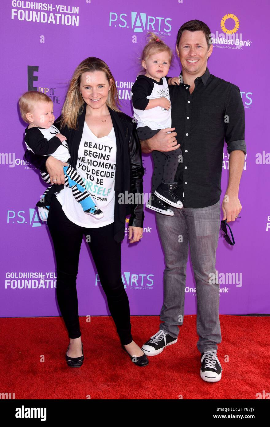 Beverley Mitchell, Hutton Cameron, Kenzie Cameron and Michael Cameron P ...
