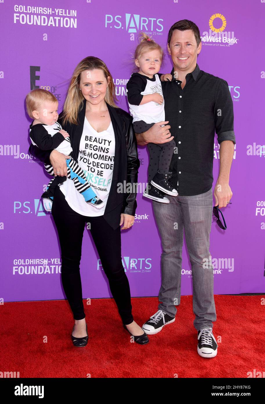 Beverley Mitchell, Hutton Cameron, Kenzie Cameron and Michael Cameron P ...