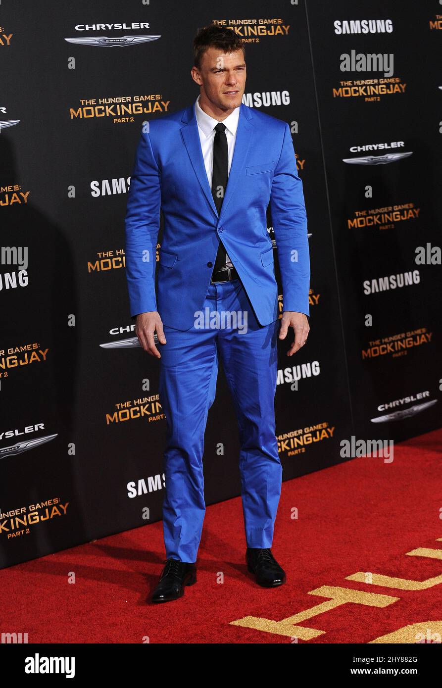 Alan Ritchson "The Hunger Games: Mocking Jay - Part 2" Los Angeles ...