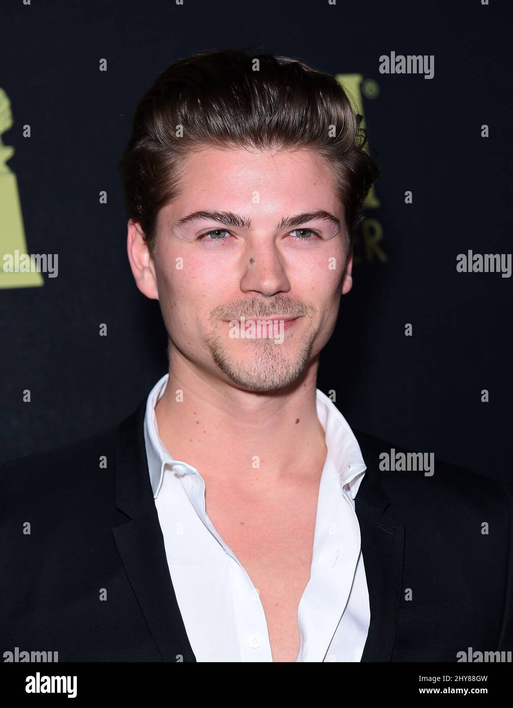Amadeus Serafini attending the HFPA & InStyle Celebration of the 2016 ...