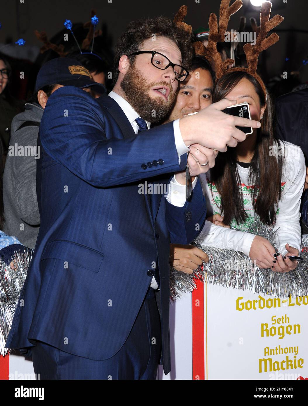 Seth Rogen attending "The Night Before" Los Angeles Premiere held at ...