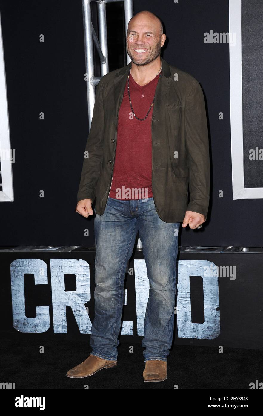 Randy Couture attending "Creed" Los Angeles Premiere held at the ...