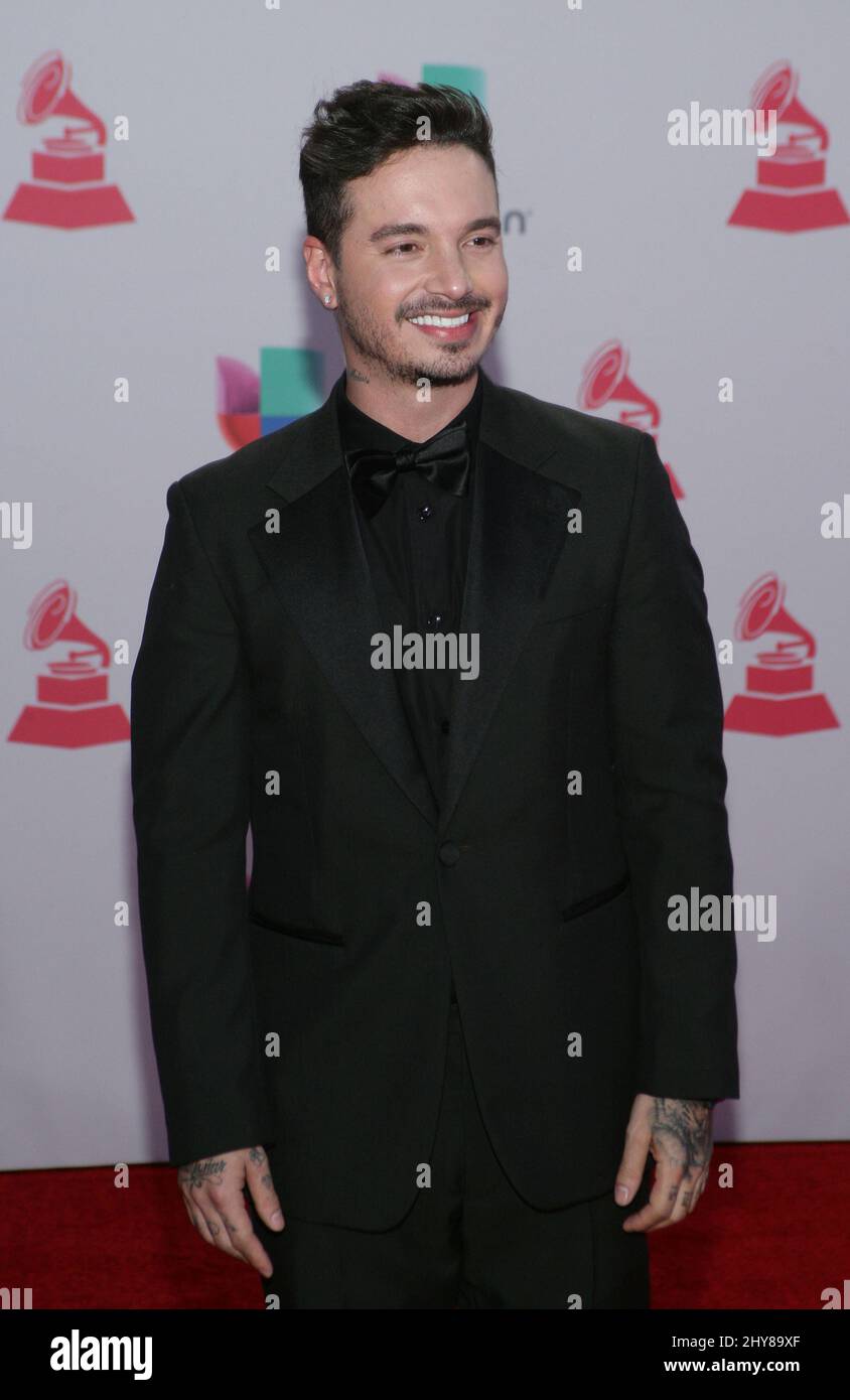 J Balvin attends the 2015 Latin Grammy Awards on November 19, 2015 at ...