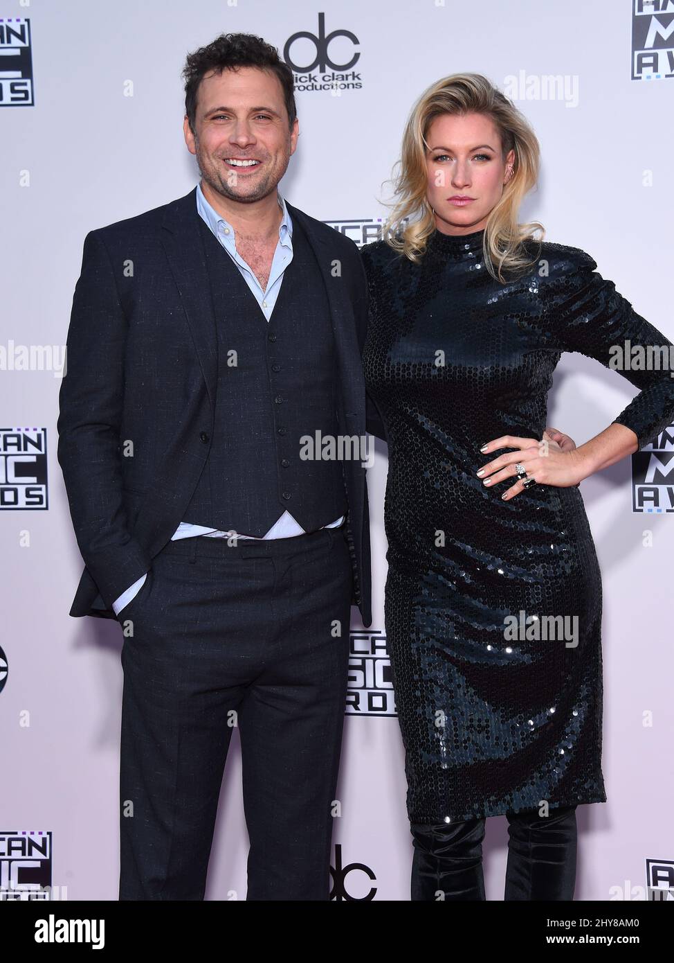 Jeremy Sisto & Addie Lane American Music Awards 2015 held at the ...