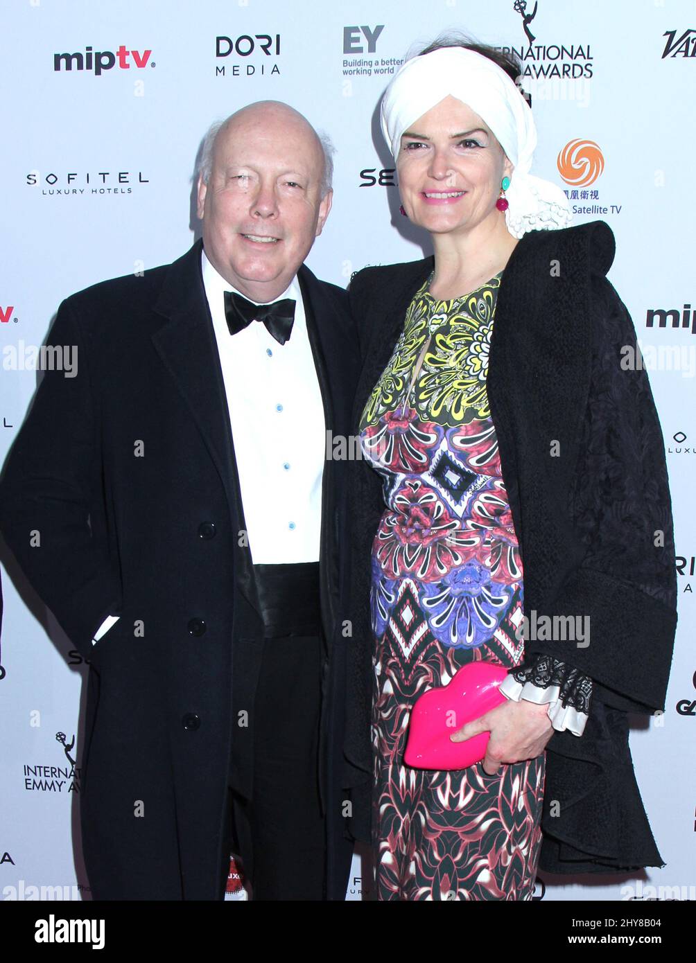 Julian Fellowes and Emma Joy Kitchener attending the 43rd International ...