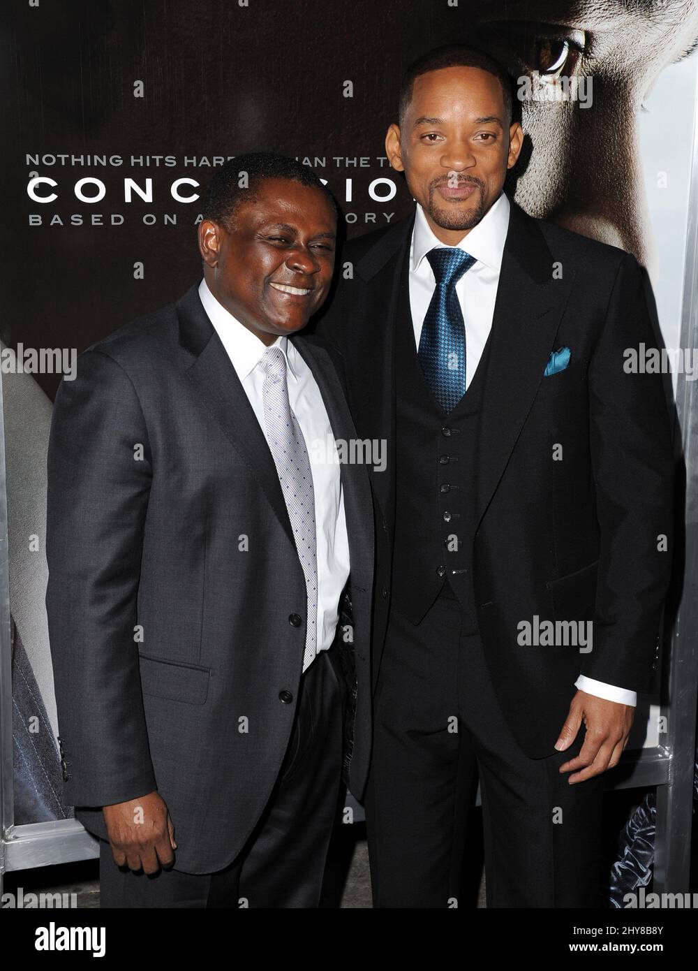 Will Smith, Dr. Bennet Omalu attending a special screening of ...