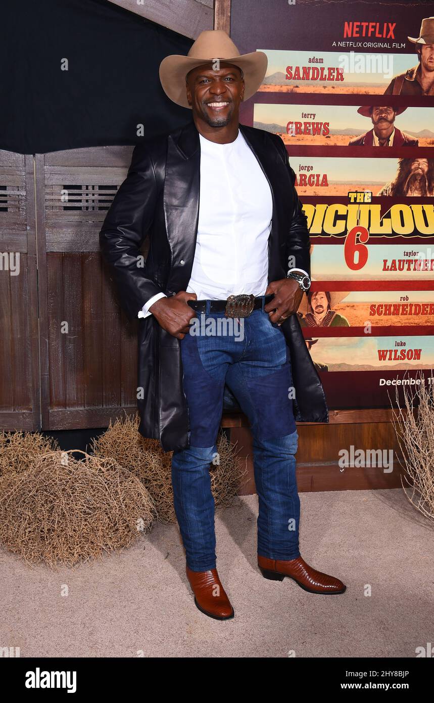 Terry Crews attending "The Ridiculous 6" premiere held at the AMC ...