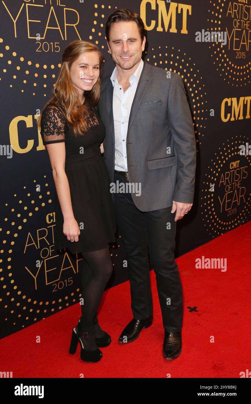 Charles Esten and daughter Taylor Puskar attending the 2015 CMT Artists ...