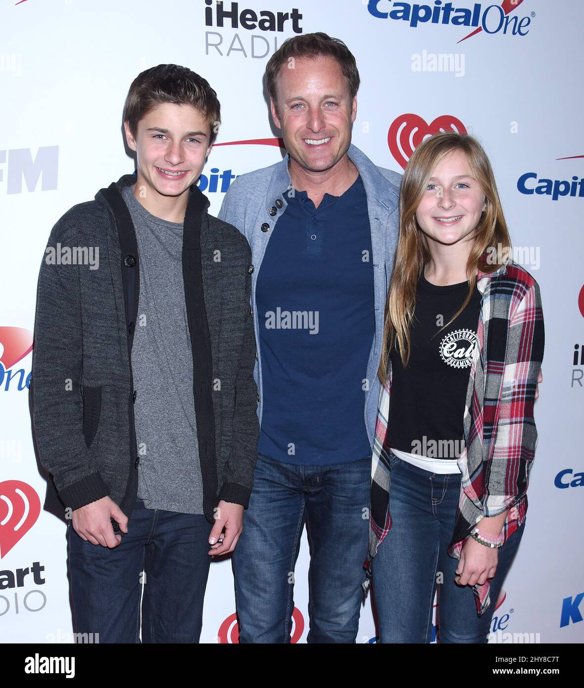 Joshua Harrison, Chris Harrison and Taylor Harrison attending KIIS FM's ...