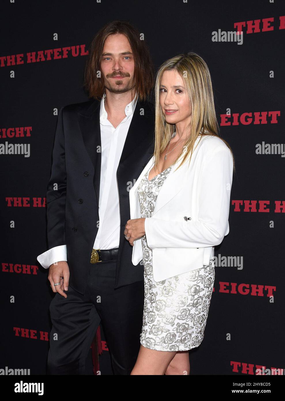 Christopher Backus and Mira Sorvino attending the world premiere of The ...