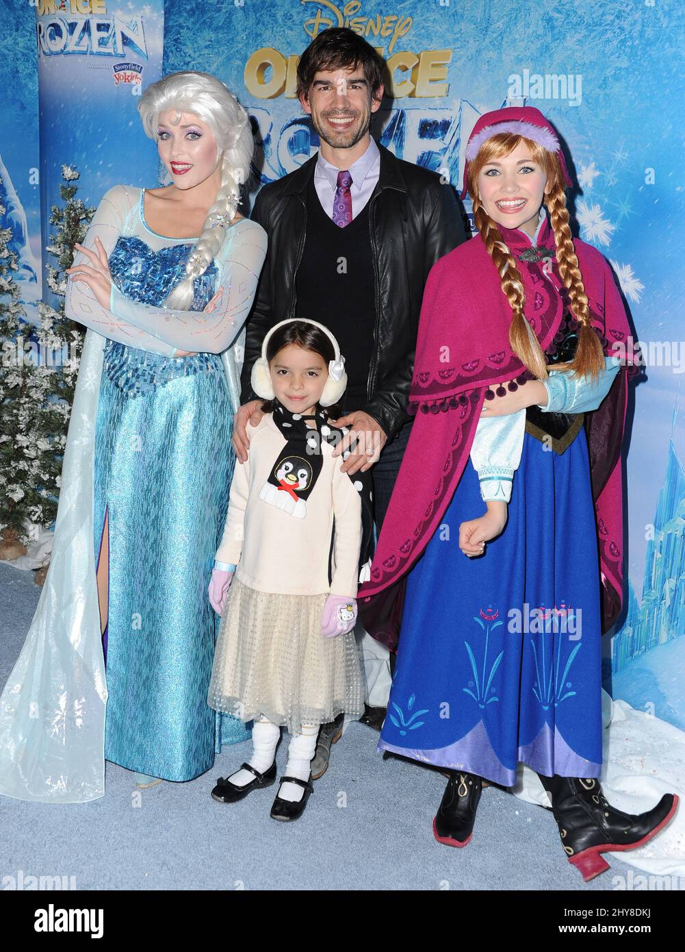 Chris Gorham, Alondra attending Disney On Ice presents 'Frozen' in Los ...