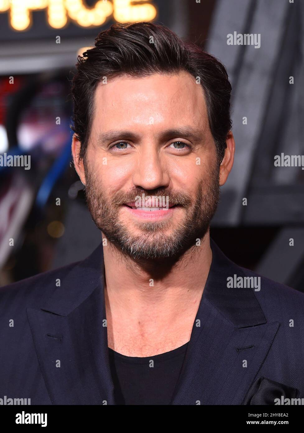 Edgar Ramirez attending the Point Break Hollywood Premiere Stock Photo ...