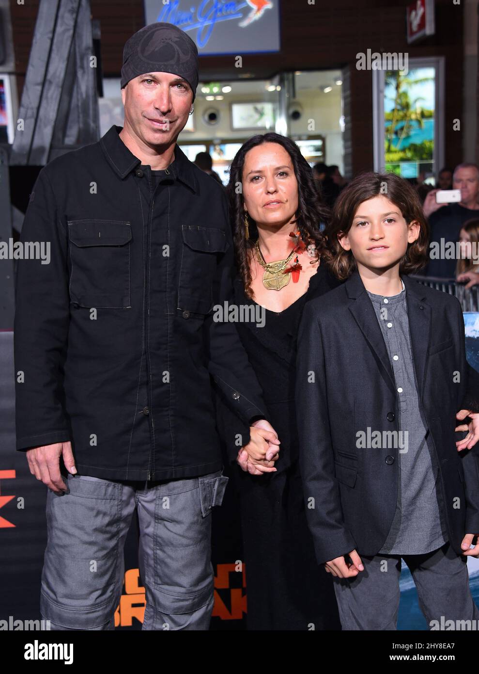 Ericson Core attending the Point Break Hollywood Premiere Stock Photo ...