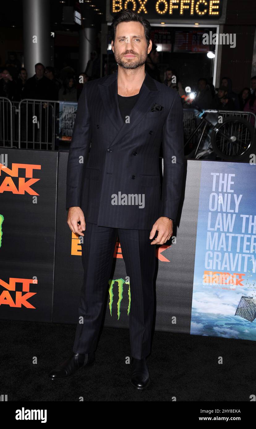 Edgar Ramirez attending the Point Break Hollywood Premiere Stock Photo ...