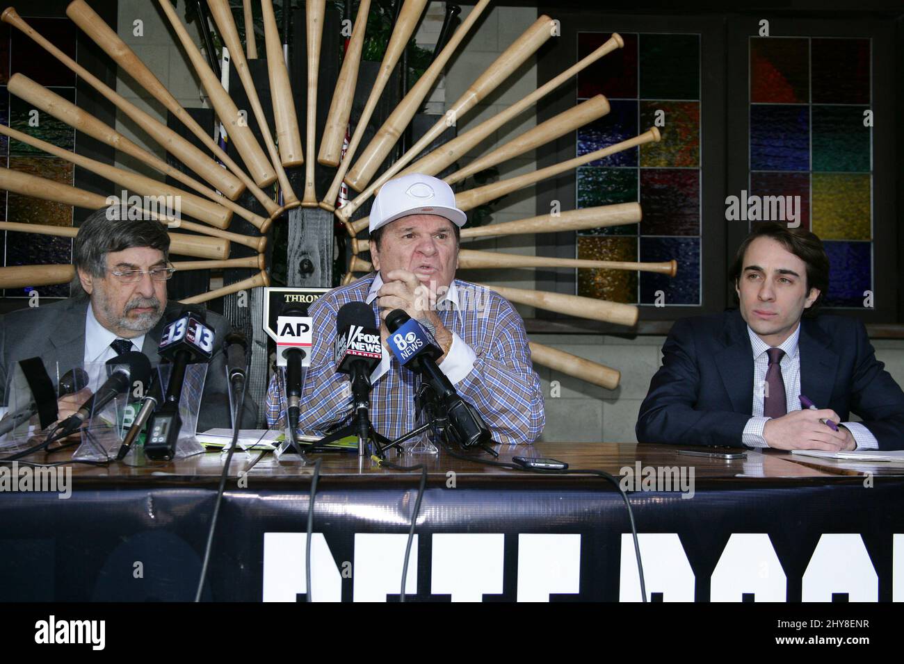 Mark Rosenbaum, Pete Rose Addressing the Major League Baseball ...