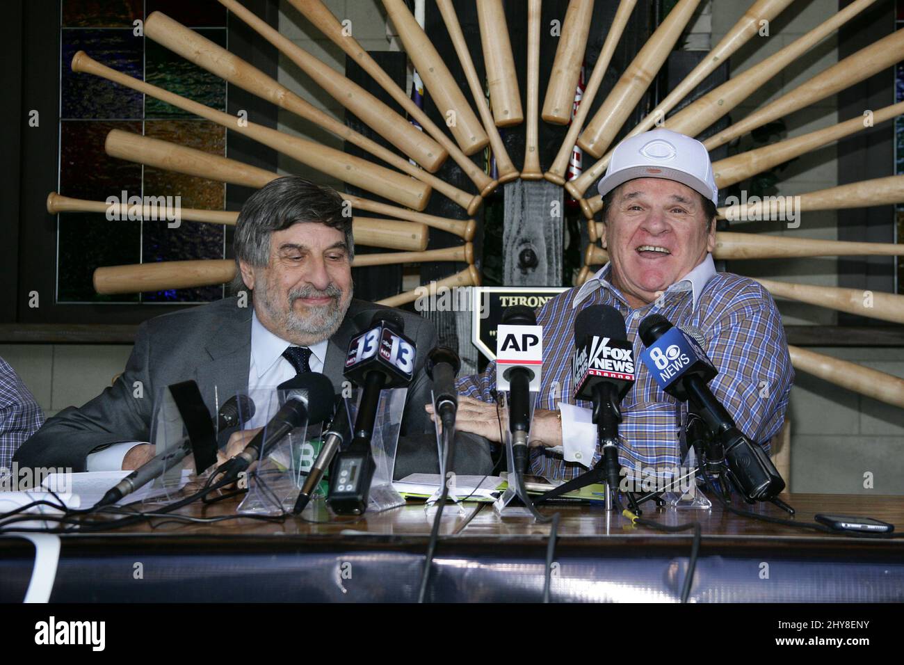 Mark Rosenbaum, Pete Rose Addressing the Major League Baseball ...