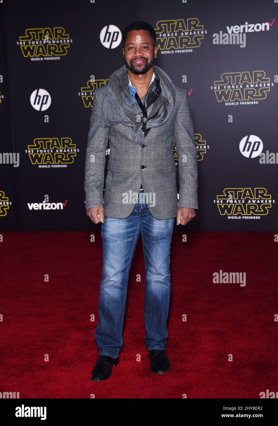 Cuba Gooding Jr. attending the Star Wars: The Force Awakens Premiere ...
