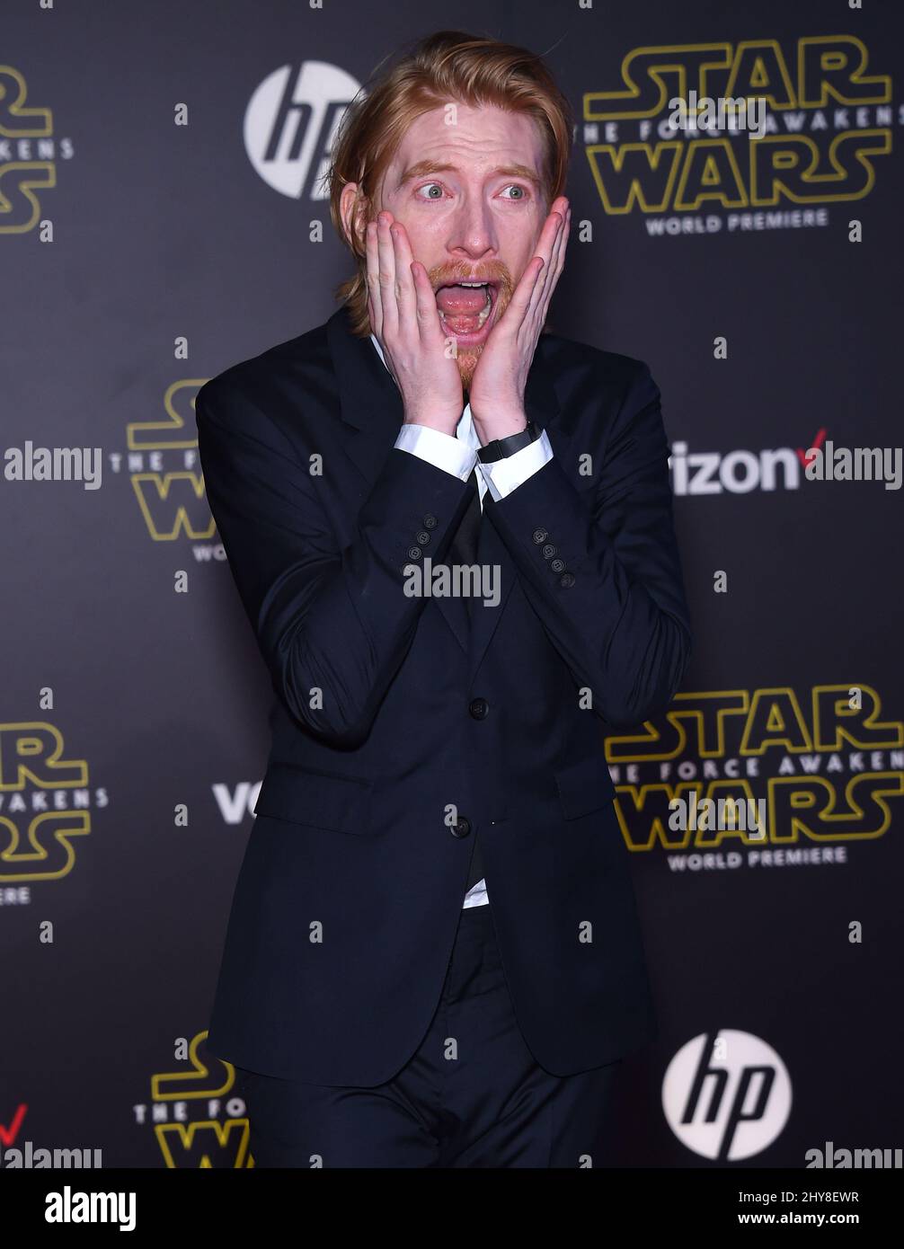 Domnhall gleeson attending star wars hi-res stock photography and ...