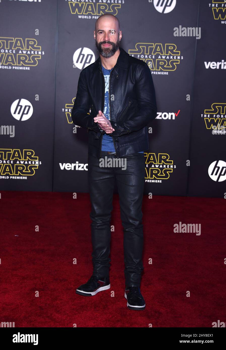 Chris Daughtry attending the Star Wars: The Force Awakens Premiere ...
