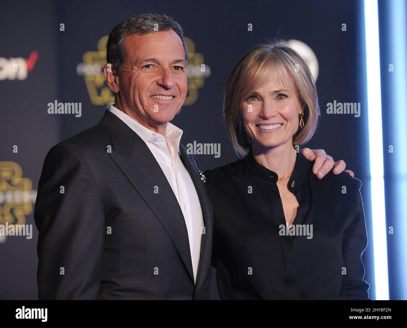 Robert Iger & Willow Bay attending the Star Wars: The Force Awakens ...