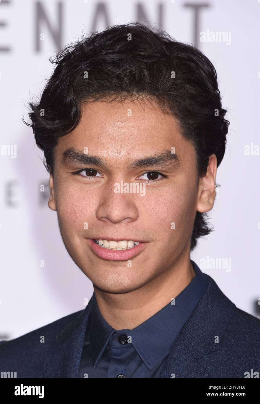 Forrest Goodluck attends "The Revenant" World Premiere held at the TCL ...