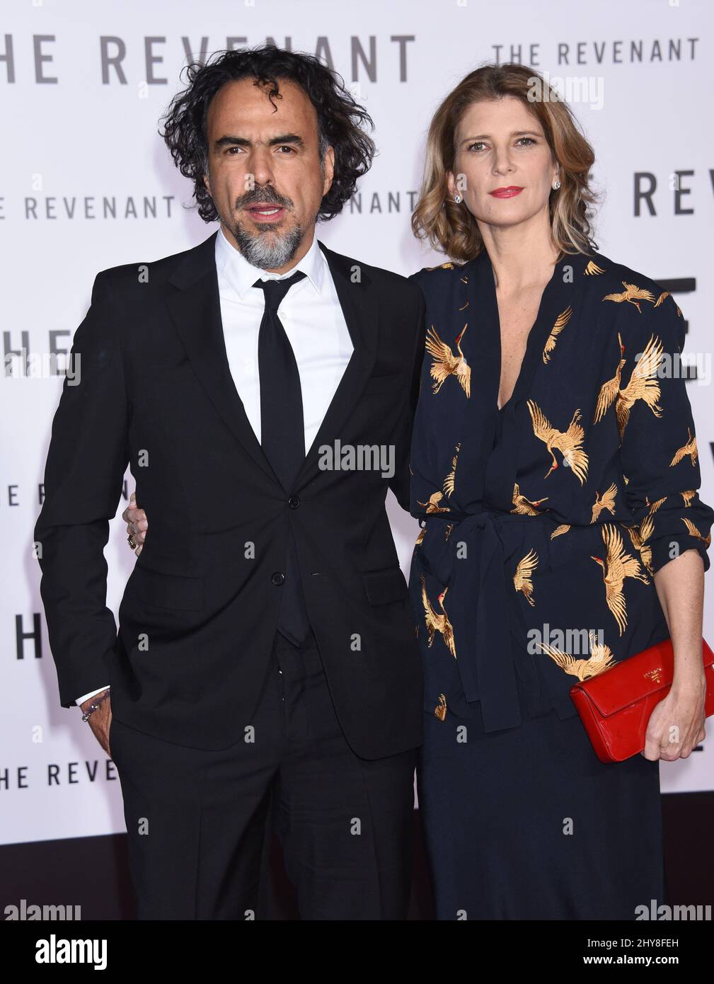 Alejandro Gonzalez Inarritu and Maria Eladia attends "The Revenant ...