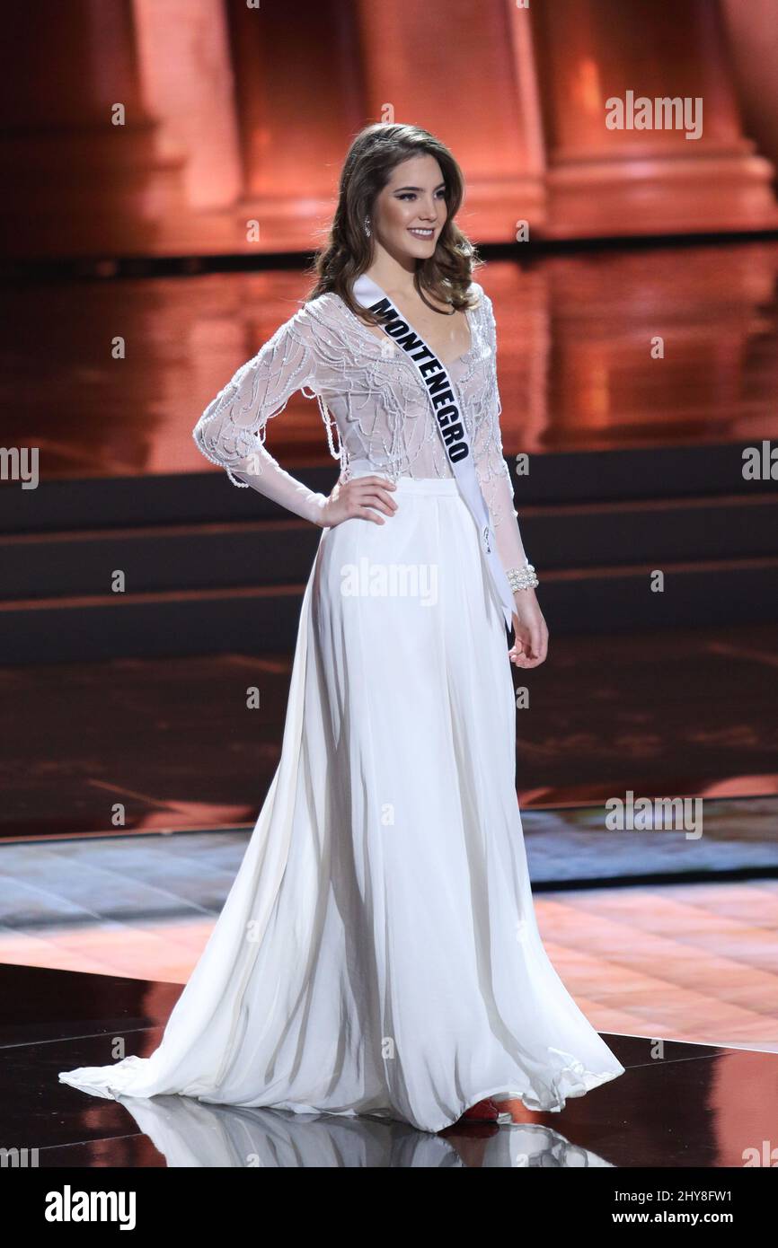 Miss Montenegro, Maja Cukic takes part in the Miss Universe Preliminary ...