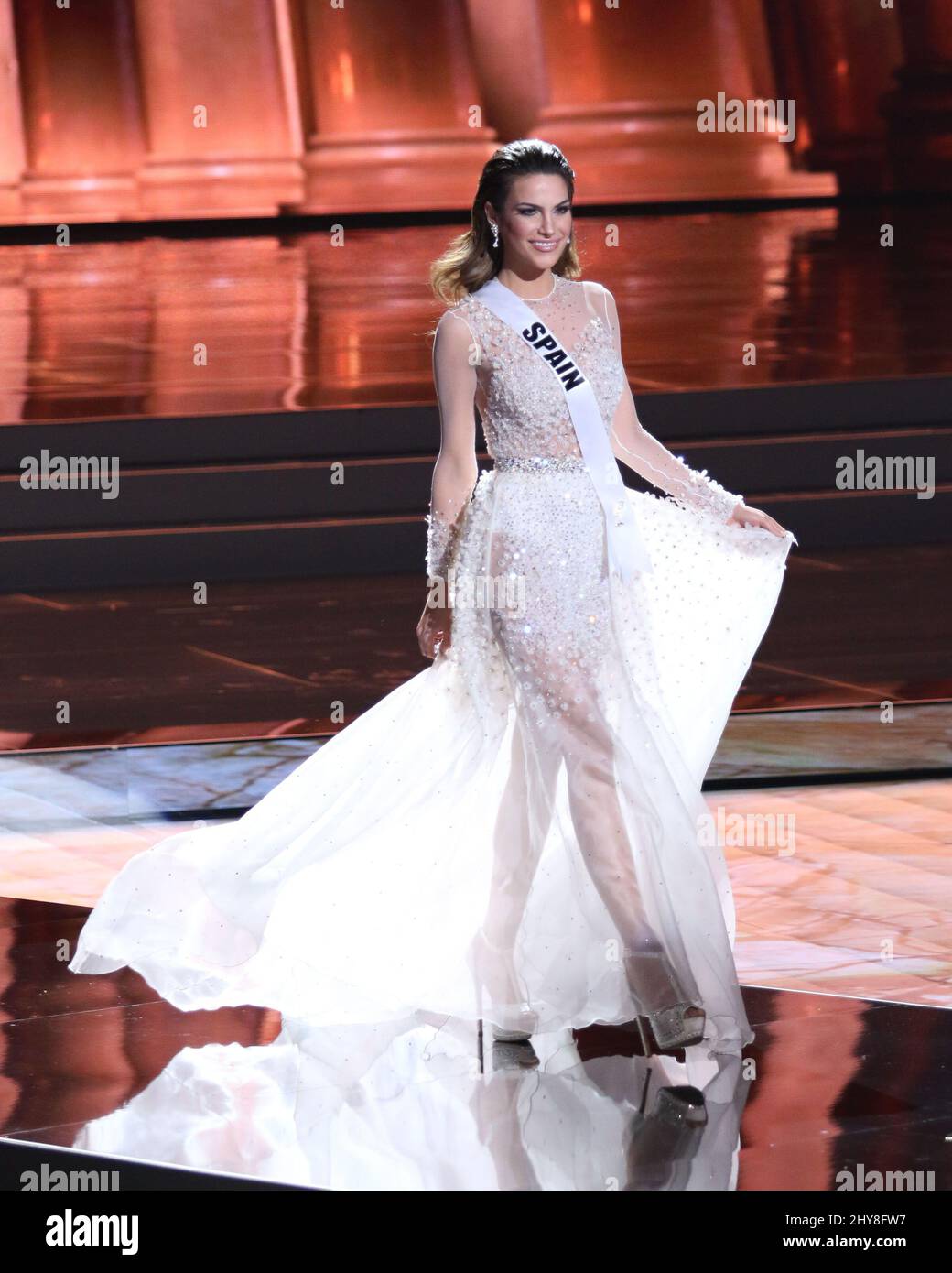 Miss Spain, Carla Barber Garcia takes part in the Miss Universe ...