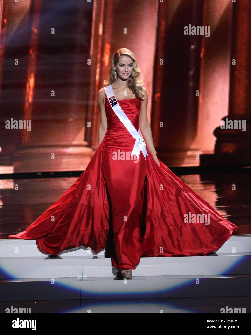 Miss USA, Olivia Jordan takes part in the Miss Universe Preliminary ...