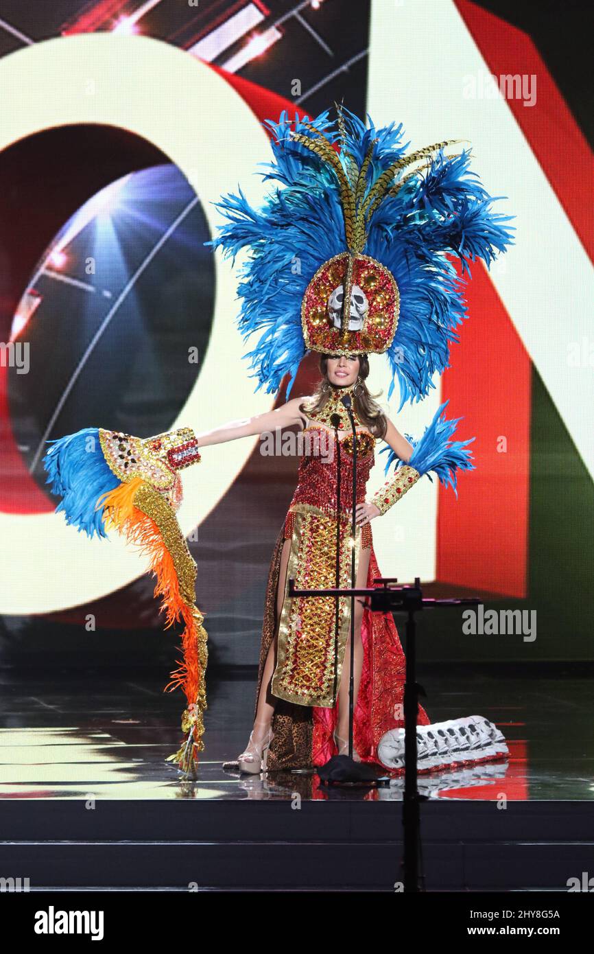 Miss Honduras, Iroshka Elvir during the 2015 Miss Universe National ...