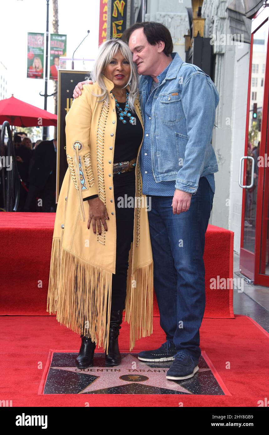 Pam grier quentin tarantino honored hi-res stock photography and images ...