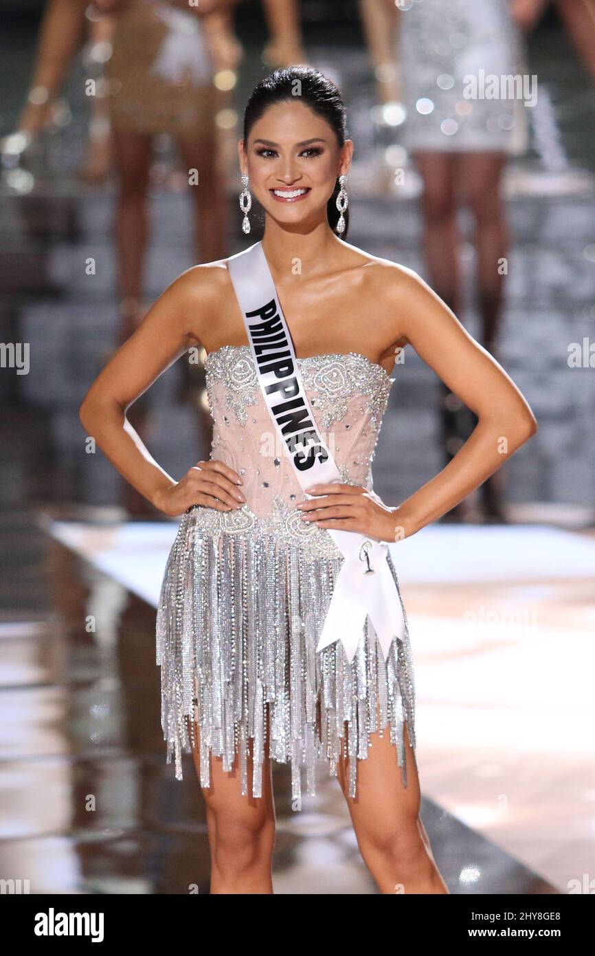 Miss Philippines, Pia Alonzo Wurtzbach during the 2015 MISS UNIVERSE ...