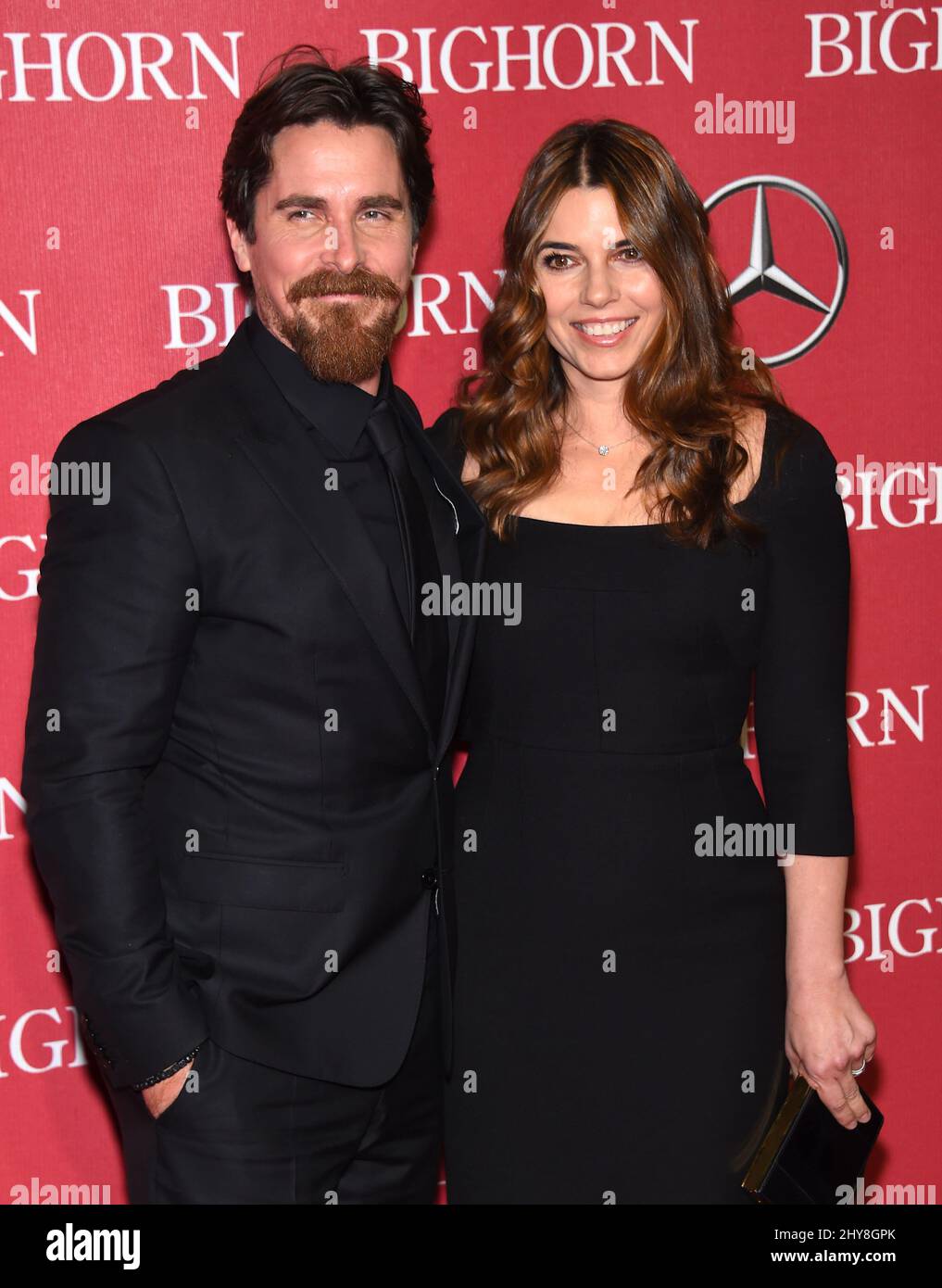 Christian Bale & Sibi Bale attending the 2016 Palm Springs ...