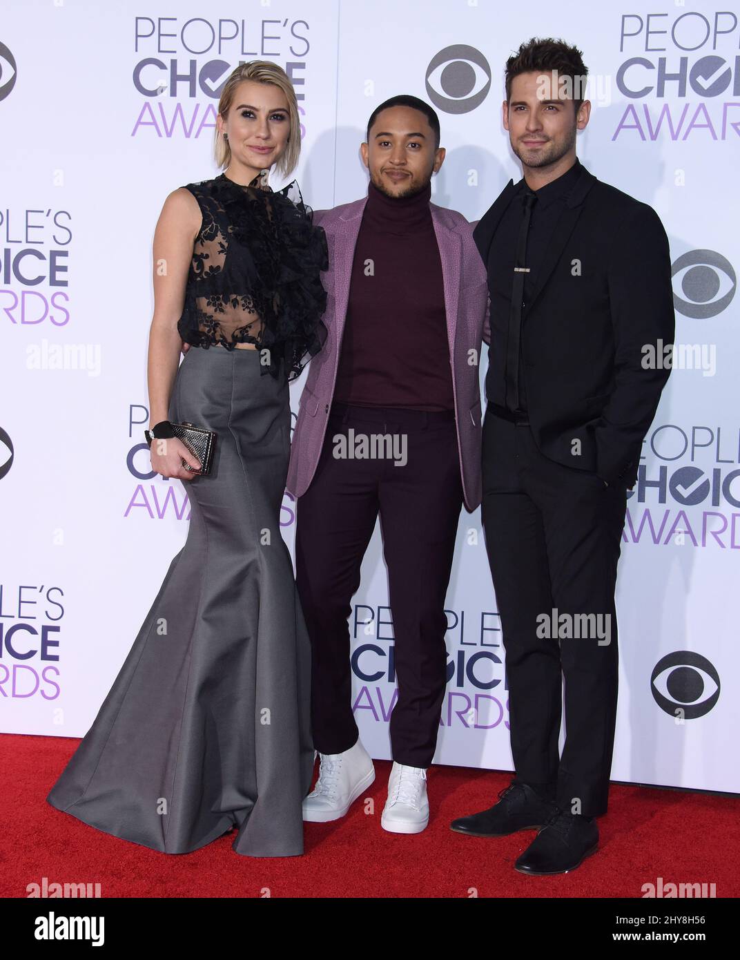 Chelsea Kane, Tahj Mowry, Jean-Luc Bilodeau attending the People's ...
