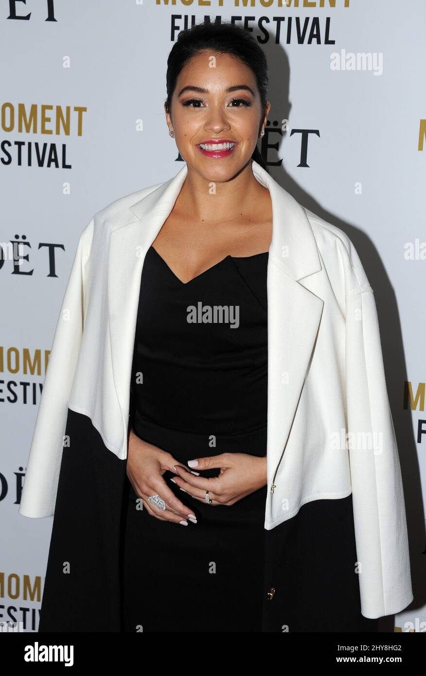 Gina Rodriguez Attending The Moet Moment Film Festival 2016 Held At Blind Dragon In Los Angeles