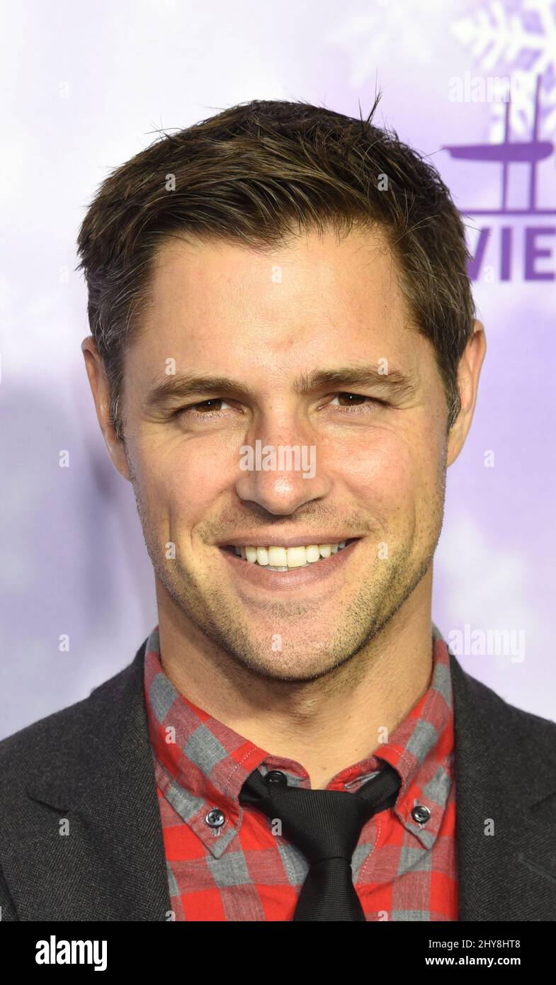 Sam Page attending the Hallmark Channel and Hallmark Movies and ...