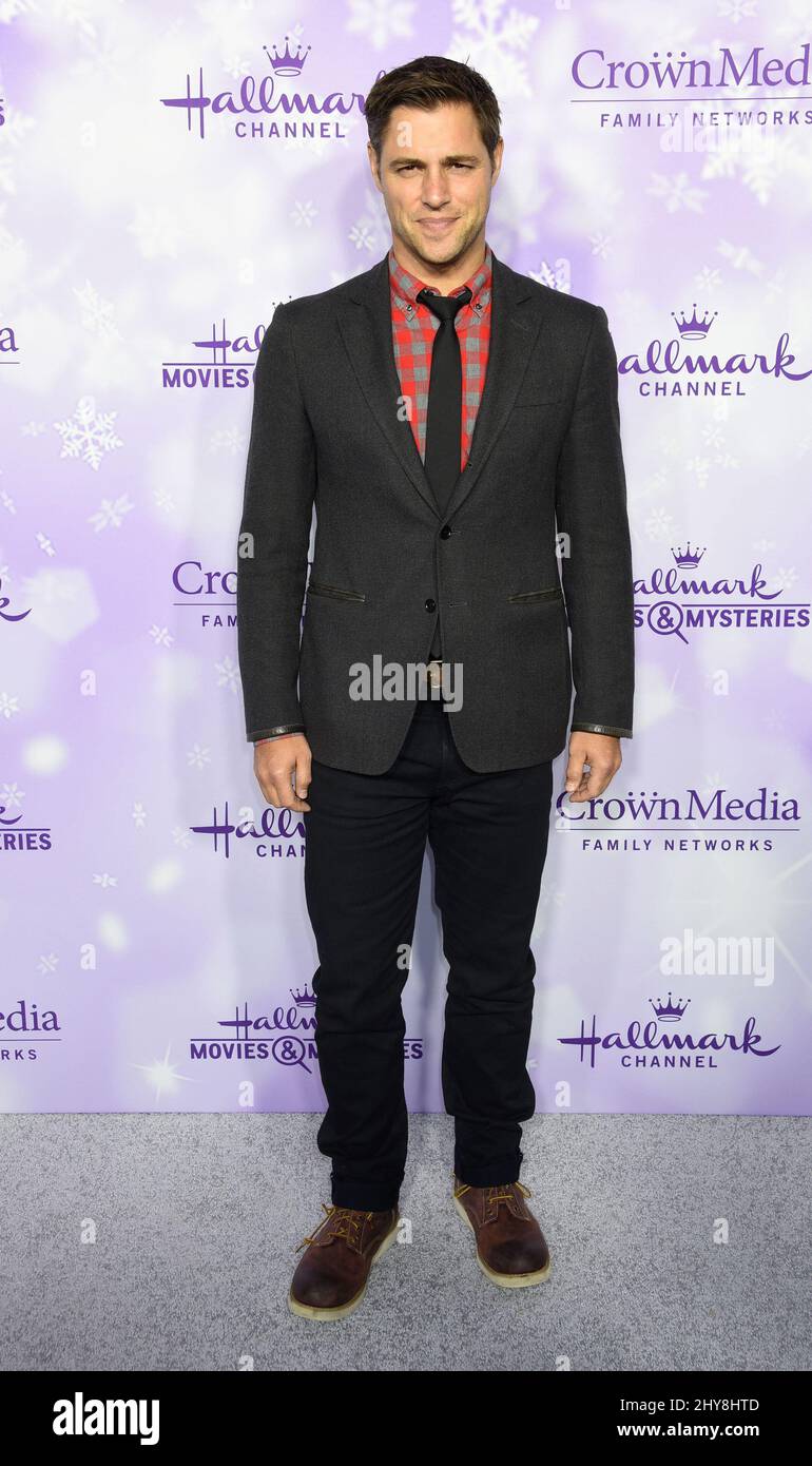 Sam Page attending the Hallmark Channel and Hallmark Movies and ...