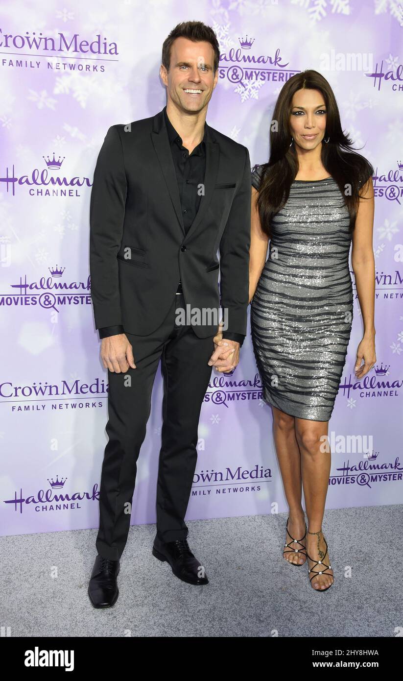 Cameron Mathison and wife Vanessa Arevalo attending the Hallmark ...
