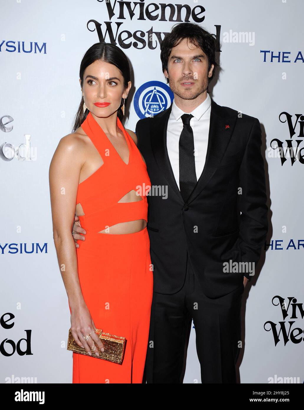 Nikki Reed, Ian Somerhalder attending the Art Of Elysium's 9th Annual ...