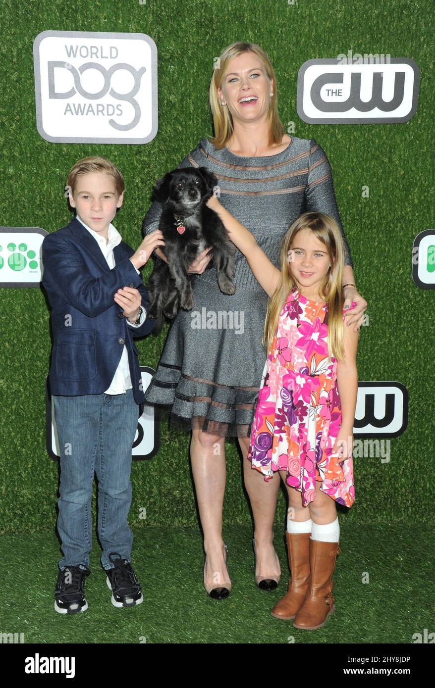 Benjamin Sanov, Alison Sweeney, Megan Sanov and Ozzie attending the ...