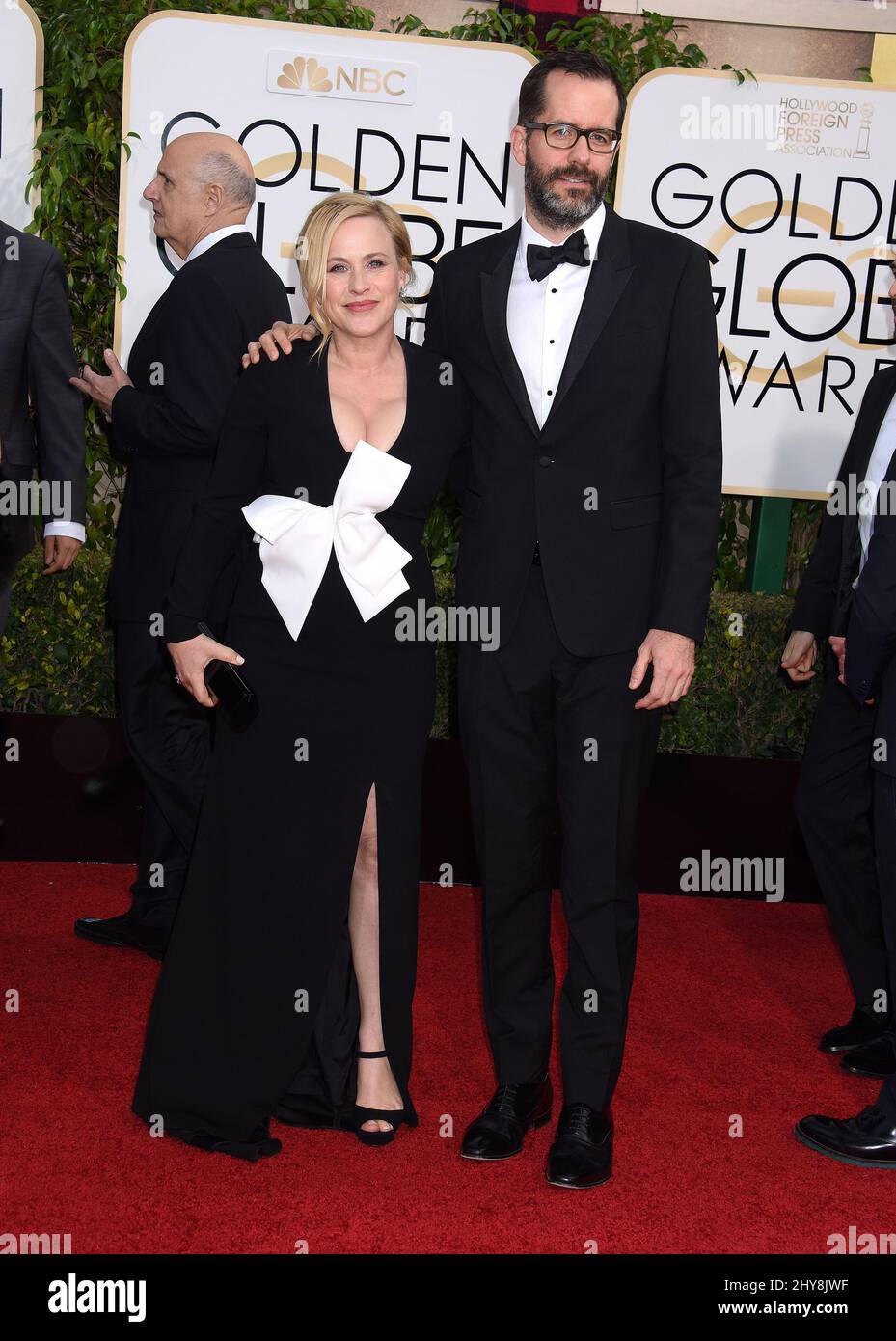 Patricia Arquette & Eric White attending the 73rd Annual Golden Globe ...